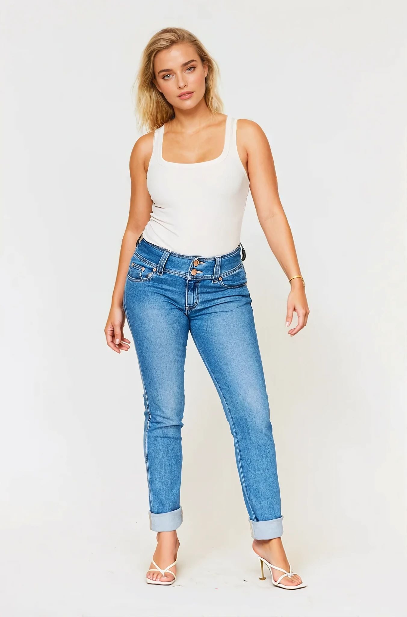 Tempt Vintage Wash Narrow Jean | Embody Women